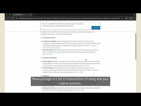 ScienceDirect AI - Transformative Search
