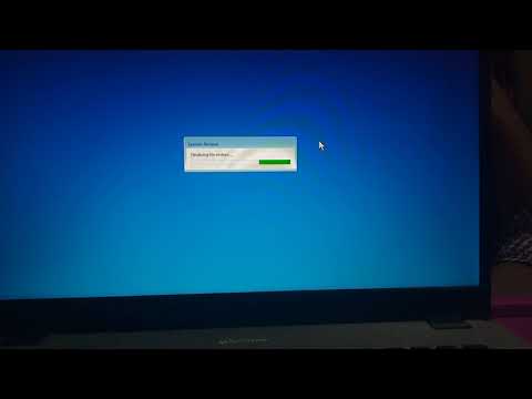 How to fix system restore finalizing file restore?