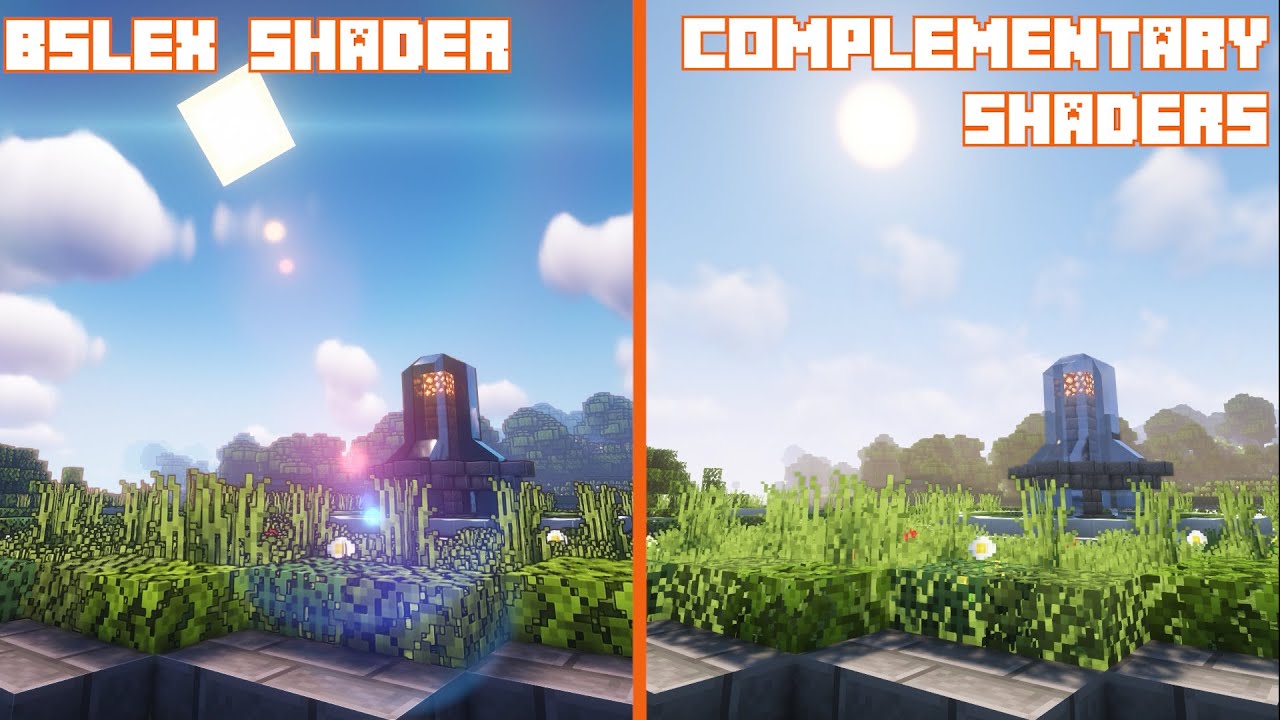BSLex vs Complementary Shaders | Shader Comparison