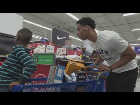Greensboro Swarm partner with Academy Sports to give shopping spree to local children