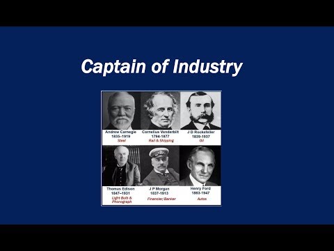 What is a Captain of Industry?