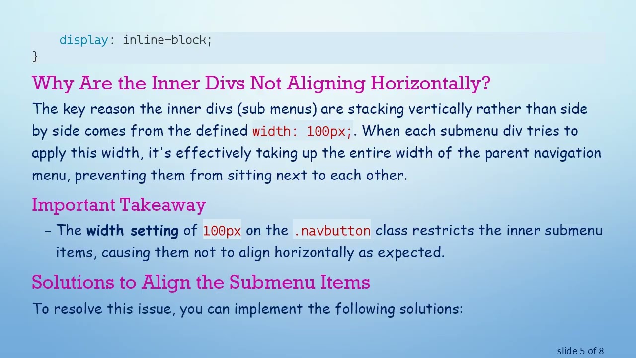 Resolving the Inline-Block Issue: Why Your Divs Aren't Aligning Horizontally