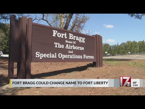 Fort Bragg could change name to Fort Liberty