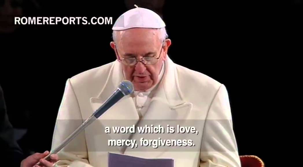 Pope Francis on the Via Crucis. One word is enough: The Cross