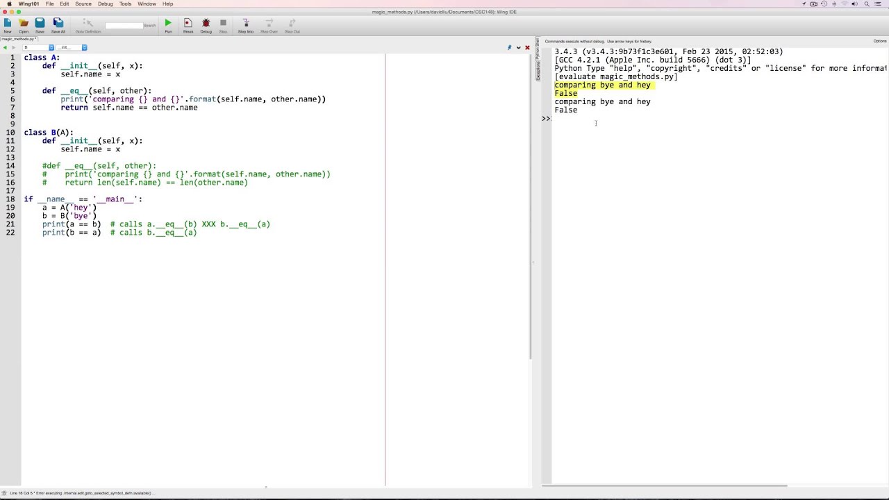 Python Magic Methods and Inheritance