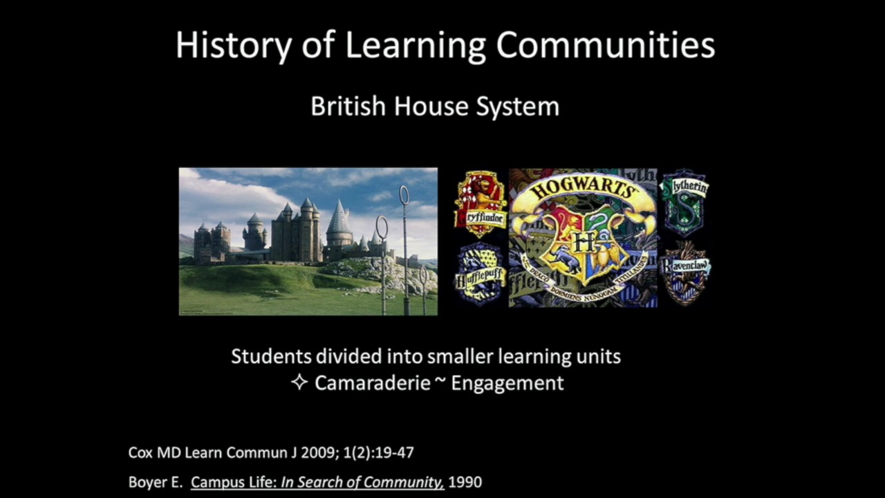 Connections Make the Difference: Learning Communities in Medical Schools