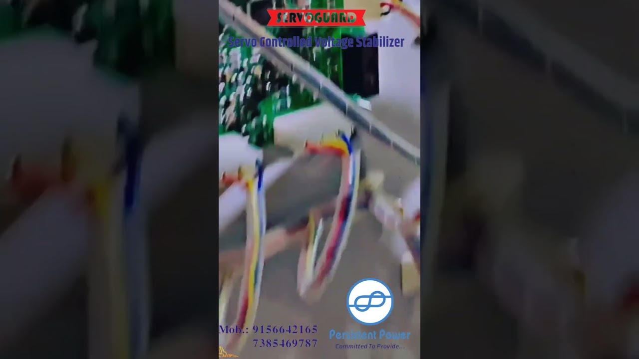 30 KVA Servo Controlled Voltage Stabilizer With isolation Transformer