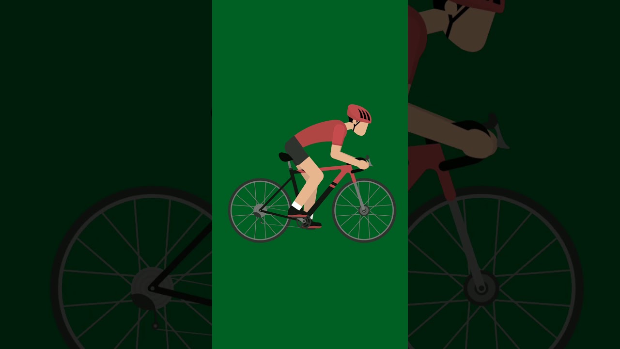 Cycling Cartoon, Cycle Riding Cartoon Green screen Status Video Effect, Ride Cycle