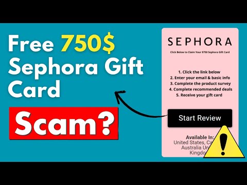 Reviewsepho.com Review: Free 750$ Sephora Gift Card Scam?