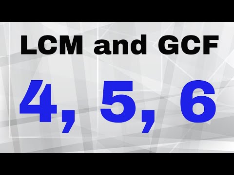 LCM of 4, 5, and 6 plus the GCF of 4,5,and 6