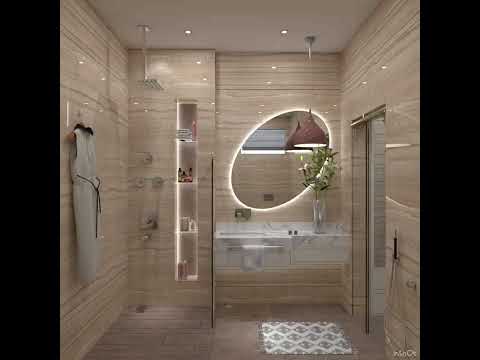 Simpolo 3D bathroom tile designs | subscribe for more trending items
