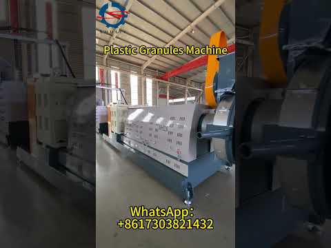 Plastic Granules Machine: Key Machines For Recycling Plastics Into Pellets