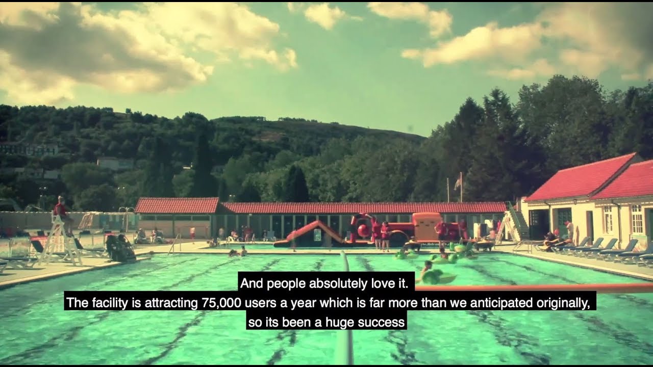 Video about £3m EU funding for Ponty Lido in Wales