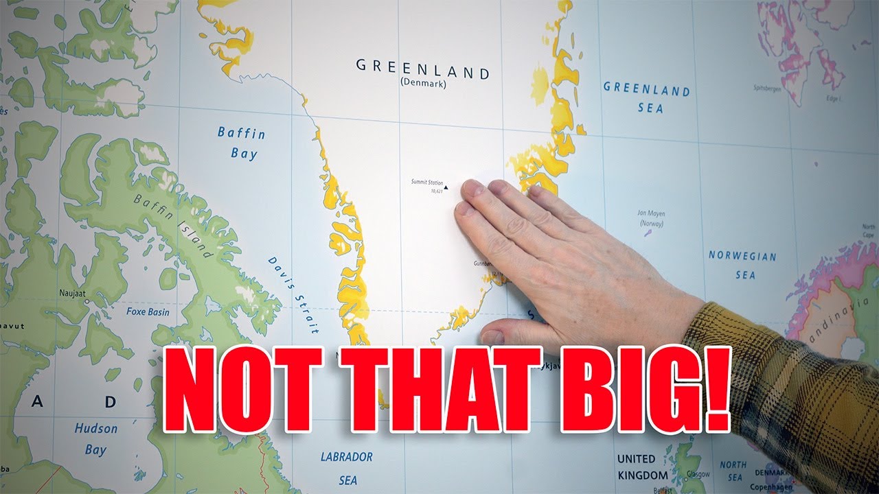 Why Greenland Looks Massive (It's Not)