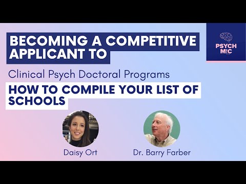 How to Compile Your List of Schools | Psychology Grad School Tips Series