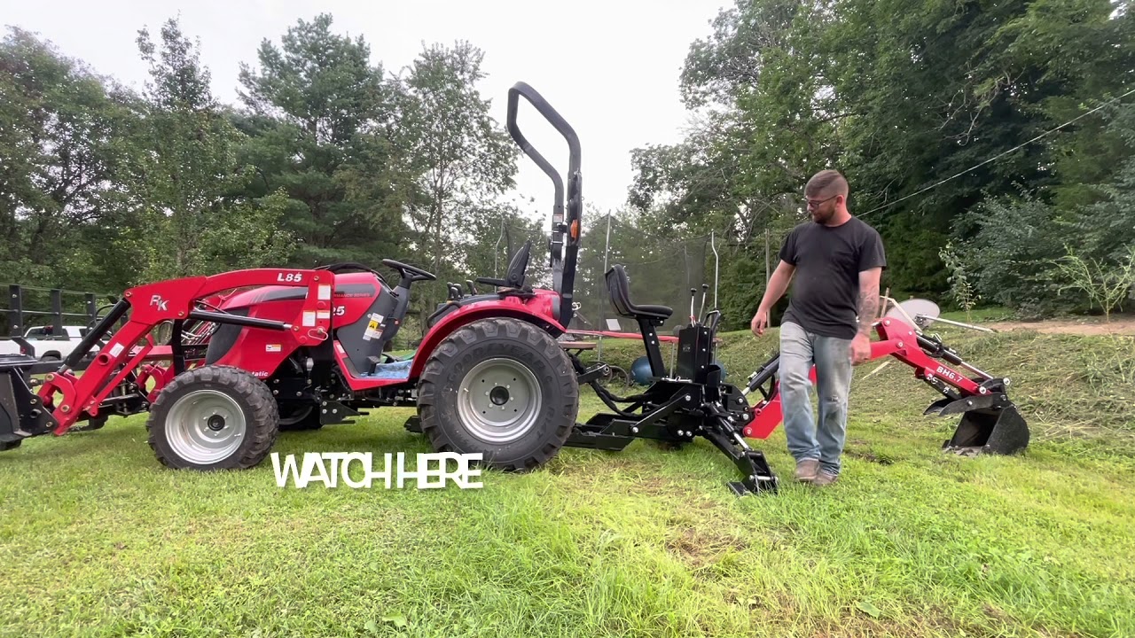 #15 RK25 T25 Backhoe How to Hookup