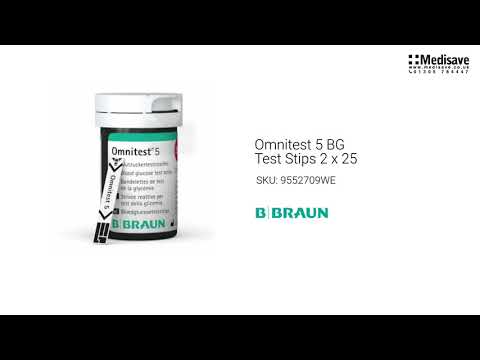Omnitest 5 BG Test Stips 2 x 25 9552709WE