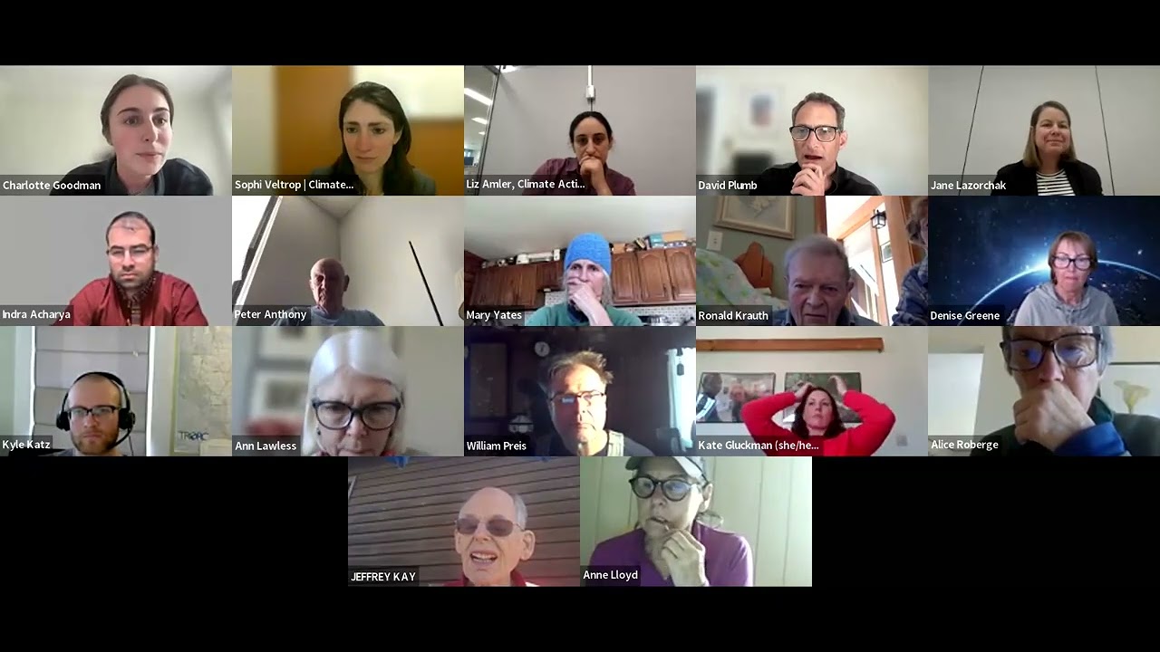 Climate Action Plan Input Session on May 1, 2025