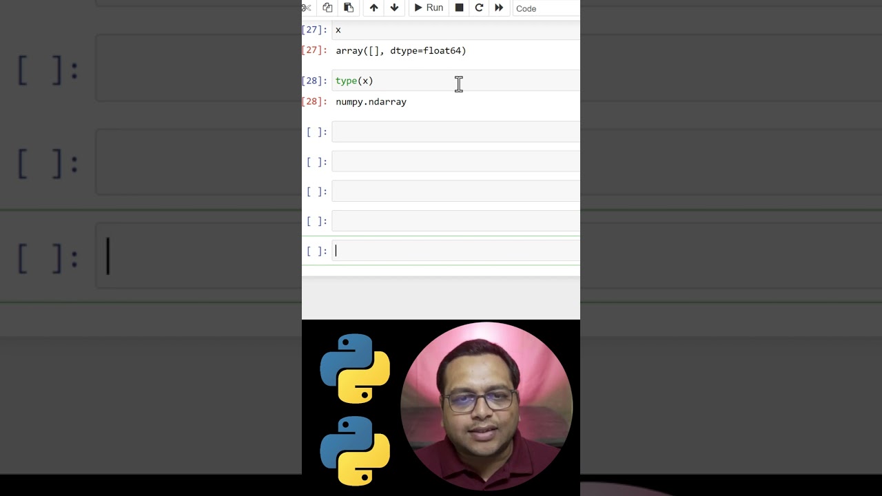 Python NumPy | Empty arrays #shorts