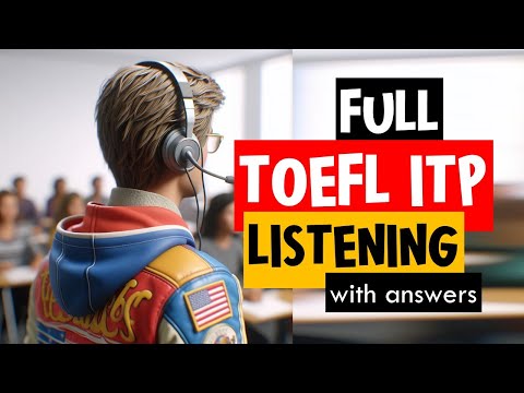 FULL TOEFL ITP LISTENING: Practice Test With Answers | Listening Practice