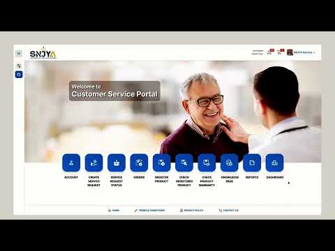 SNJYA Self-Service Portal for SAP Service Cloud