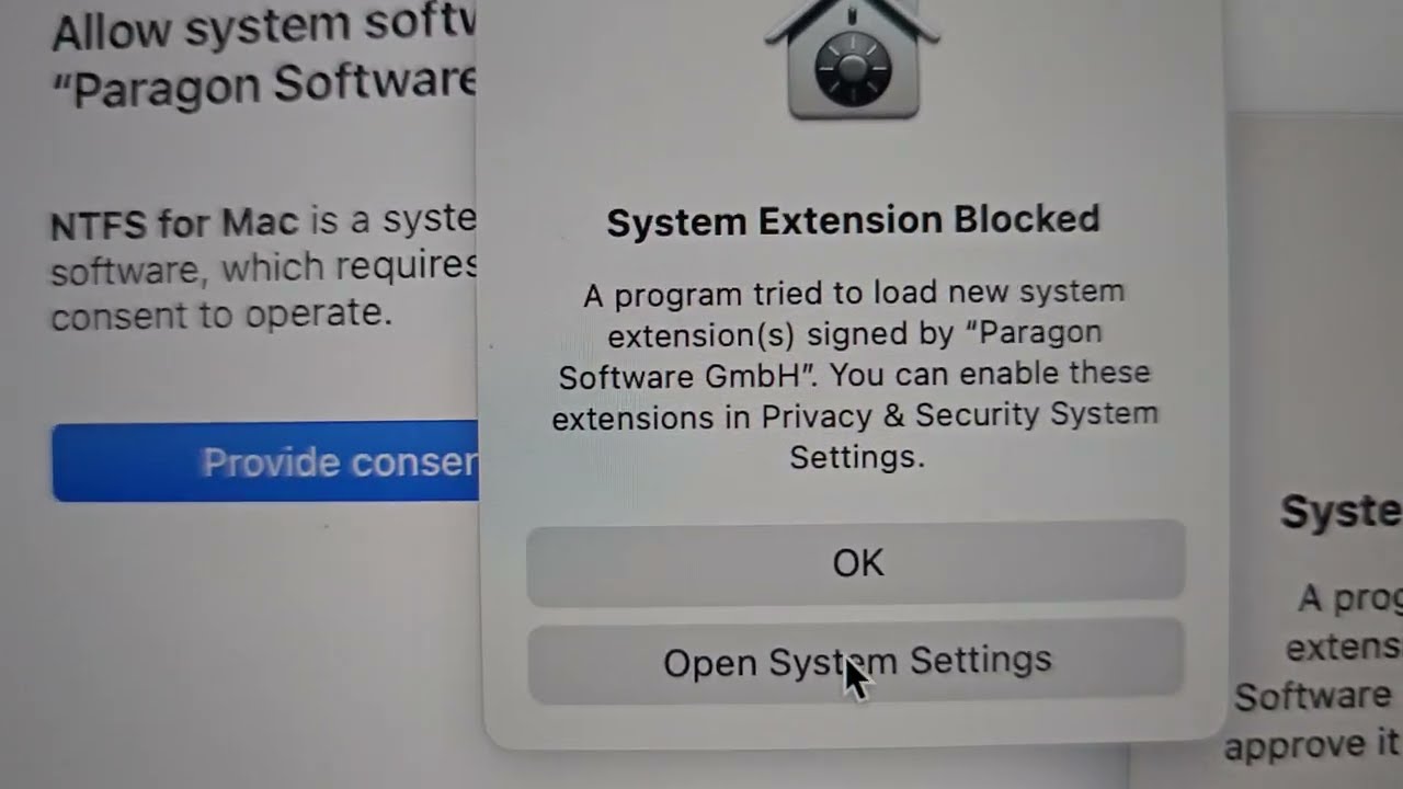 How to enable kernel extension mac