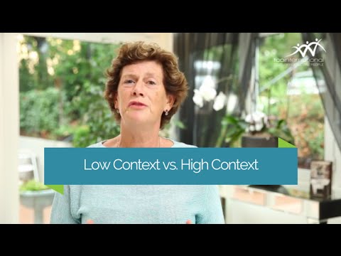 Cultural Diversity: High Context vs Low Context Communication