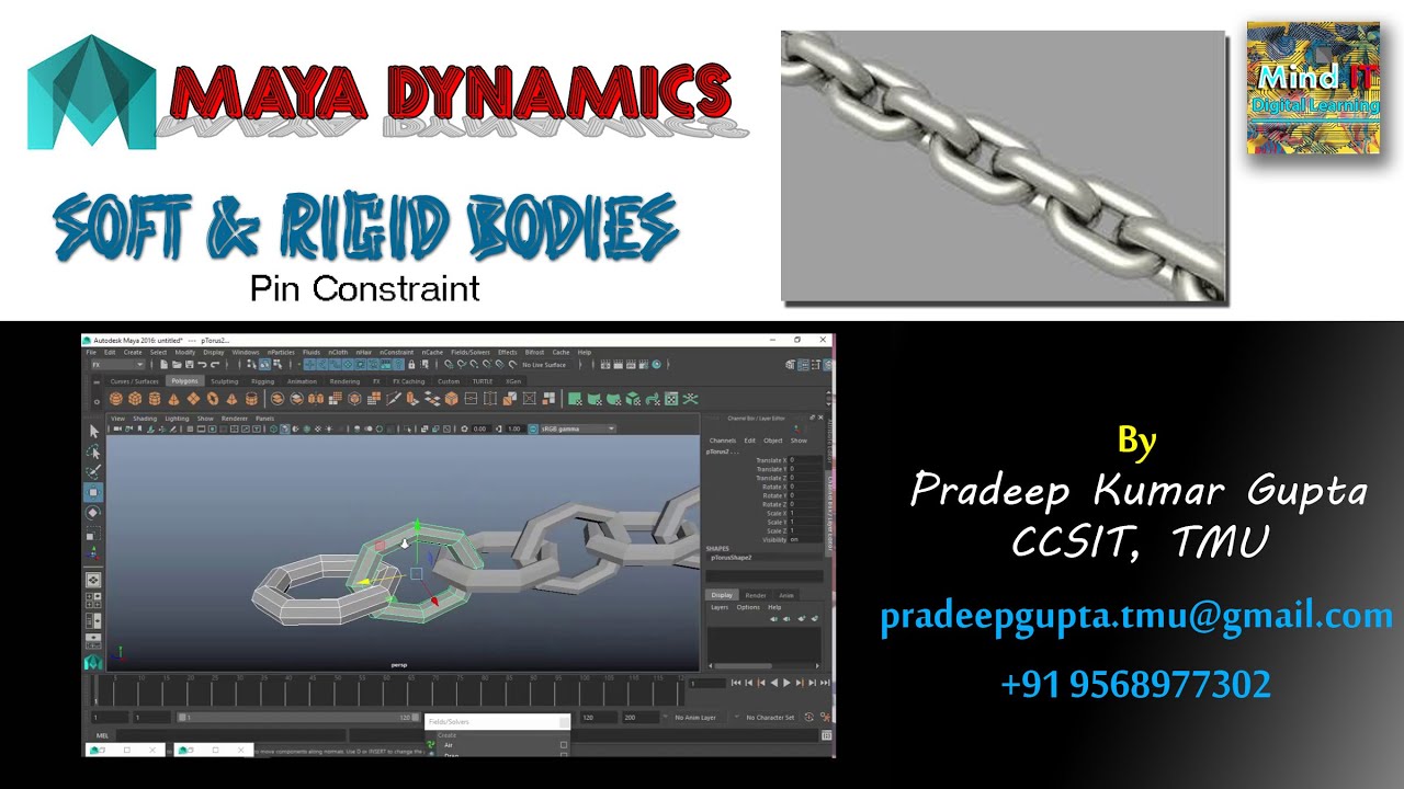 Pin Constraint in Maya 2015