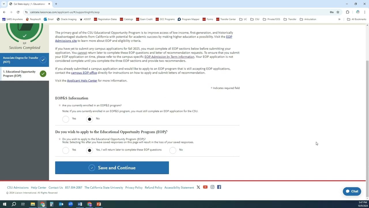 CSU Application - Supporting Information