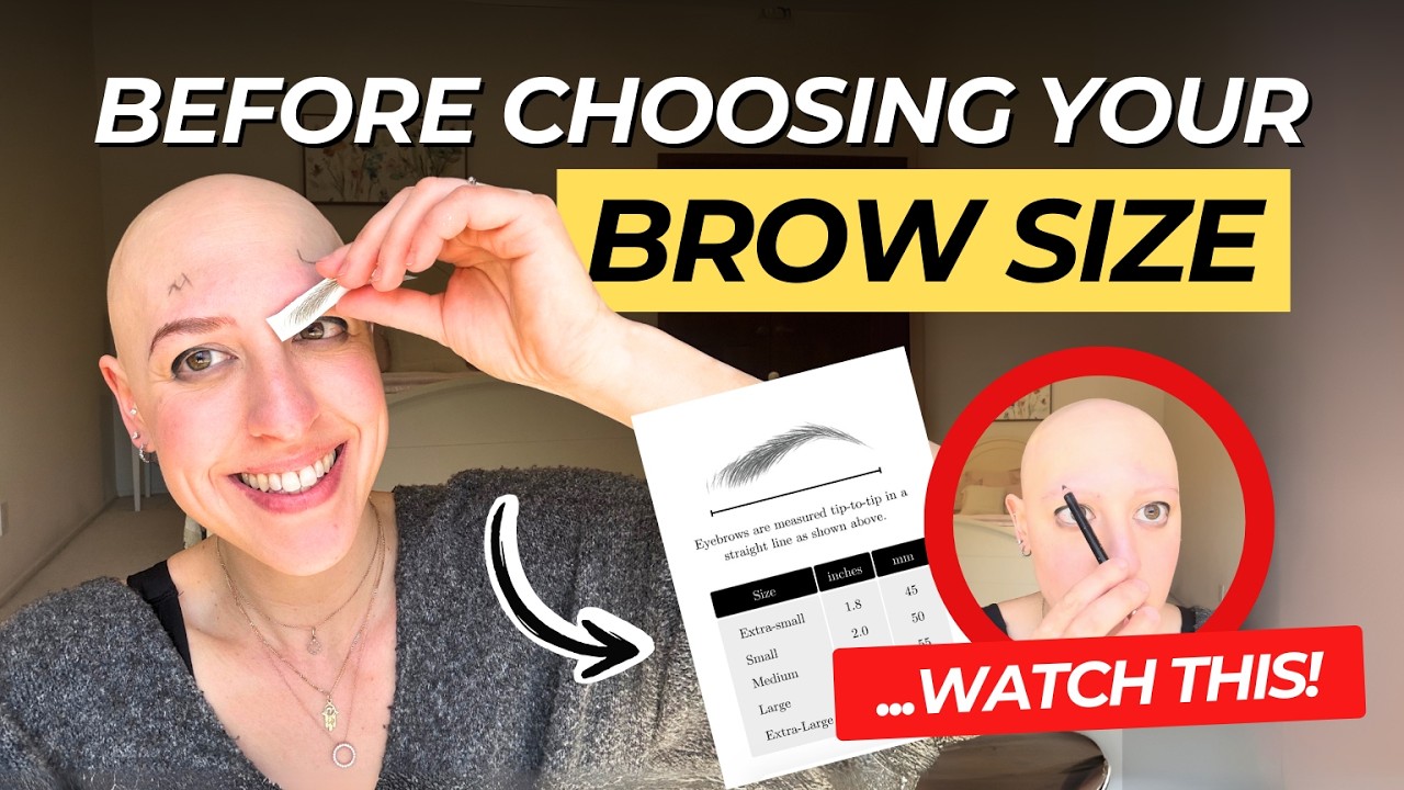 Find the RIGHT EYEBROW SIZE for YOUR FACE... Did you know this HACK?