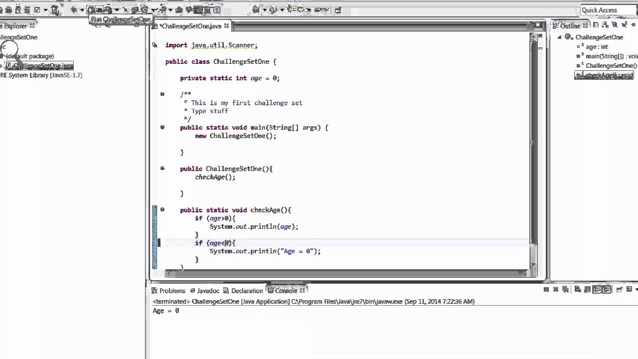 Java Conditionals (1/2)