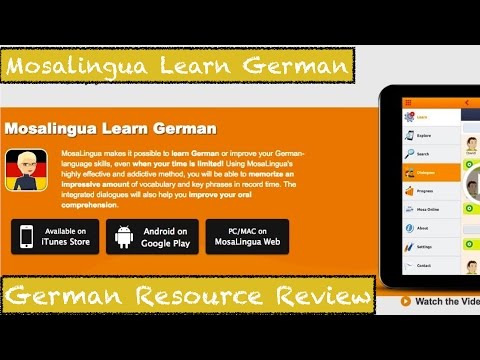Mosalingua German - German Resource Review - Deutsch lernen