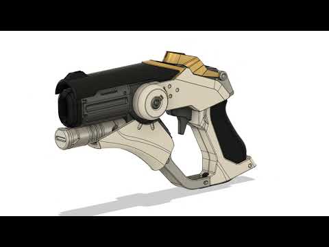 3MF file Overwatch Mercy Cosplay Gun 🔫 ・3D printing template to ...
