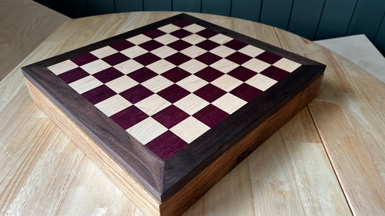 Making a Chessboard For Our Son's 5th Birthday