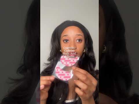 Trying out the Topicals Eye Patches! #eyepatches #skincare #hyperpigmentation #makeupfree