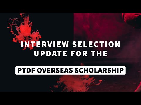 Important update on the PTDF Overseas Scholarship Scheme | Interview selection