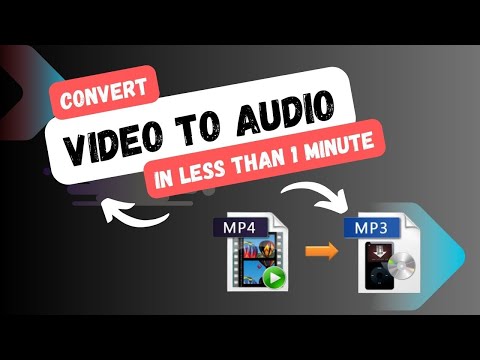 How to convert mp4 to mp3 online | Cloud convert Videos to Audio in Under 1 Minute!