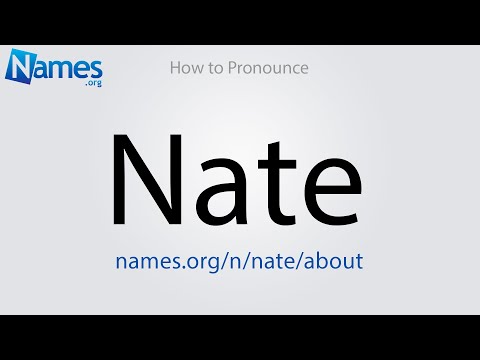 How to Pronounce Nate