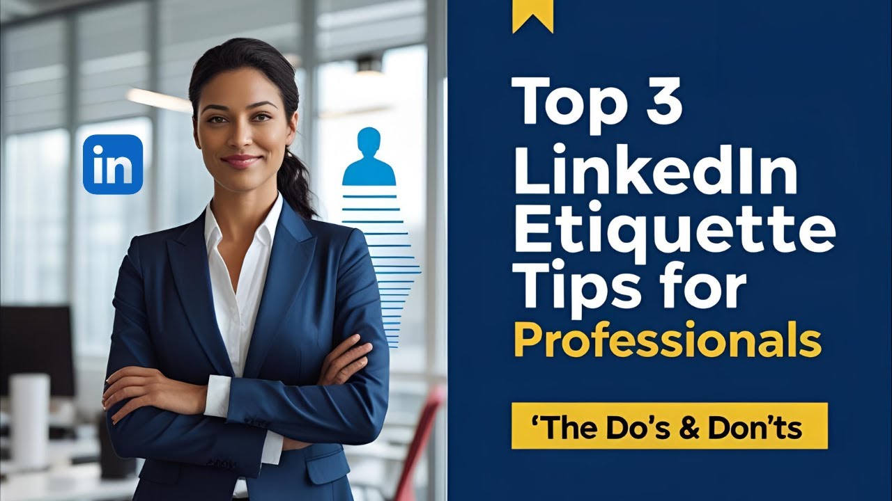 Top 3 LinkedIn Etiquette Tips for Professionals | The Dos and Don'ts