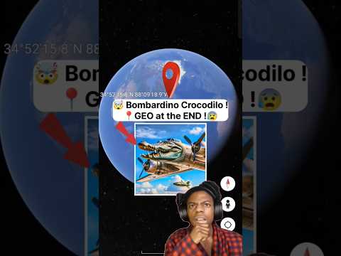 π€― Bombardino Crocodilo On google earth !π° #googleearthmap #shortsfeed #googlemap #map #vairalshorts