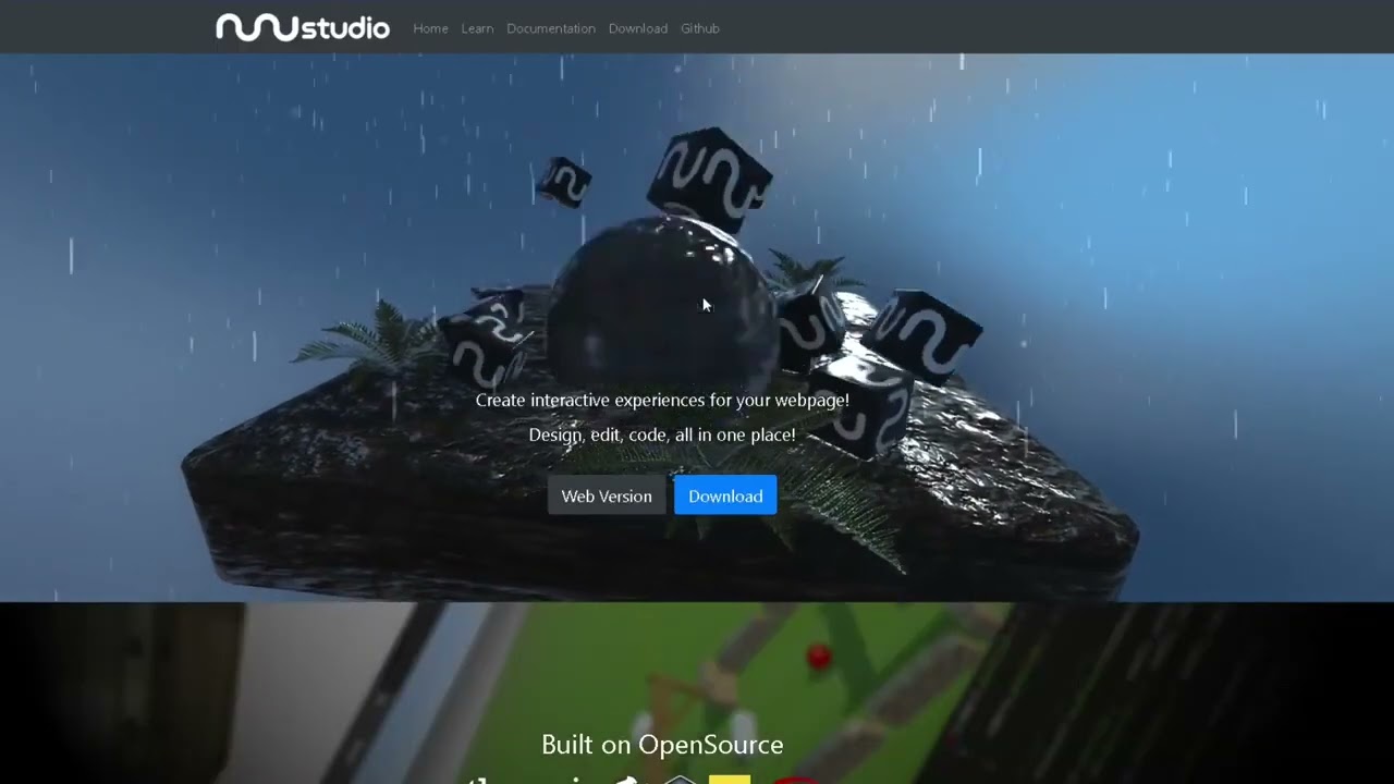 Three js Portfolio Website   3D Game Engine   nunuSTUDIO   Javascript 3D Web Development