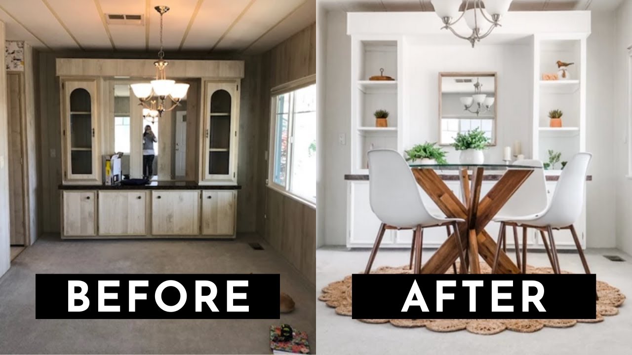 Watch Home Staging and Color Transform This 70s Era Mobile Home