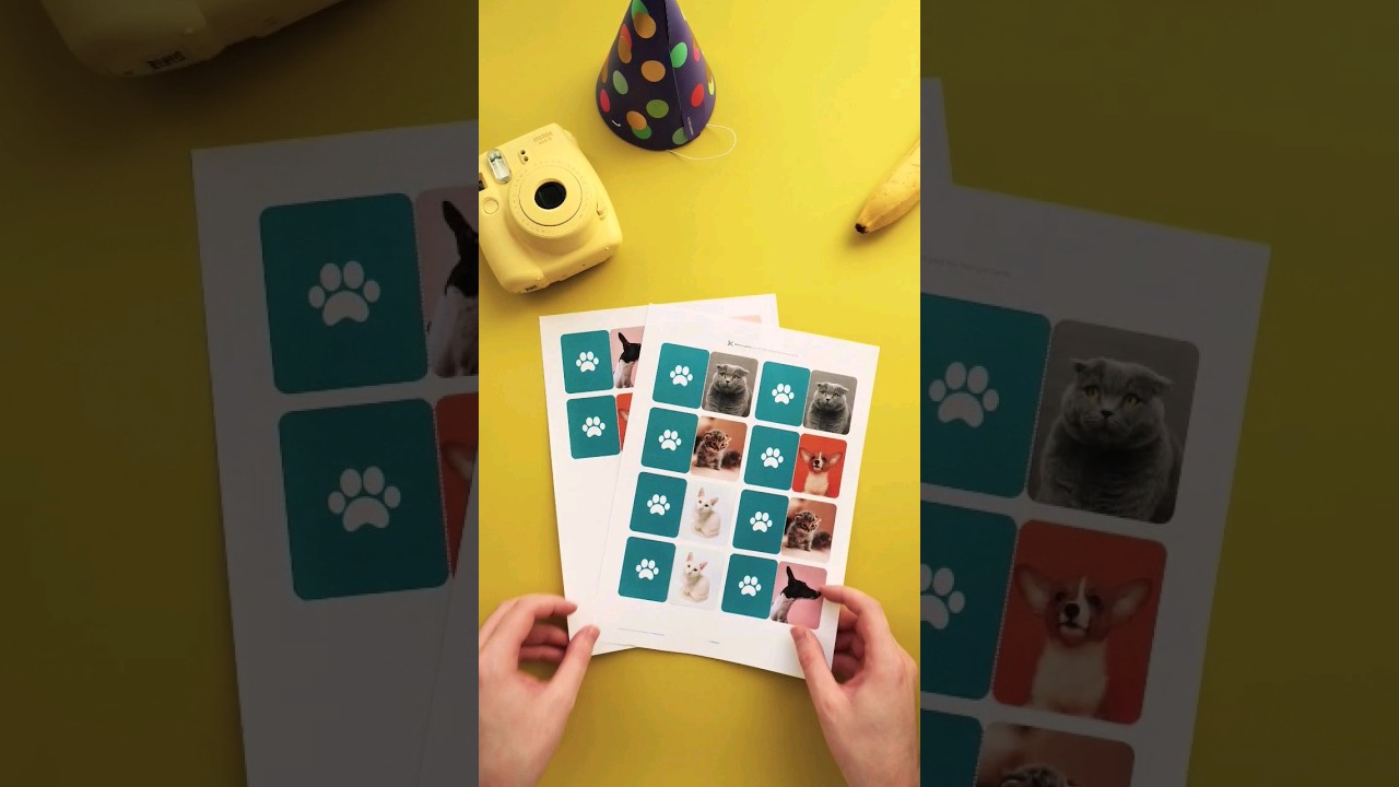 5-Minute Prep Free Memory Game Printable #interacty