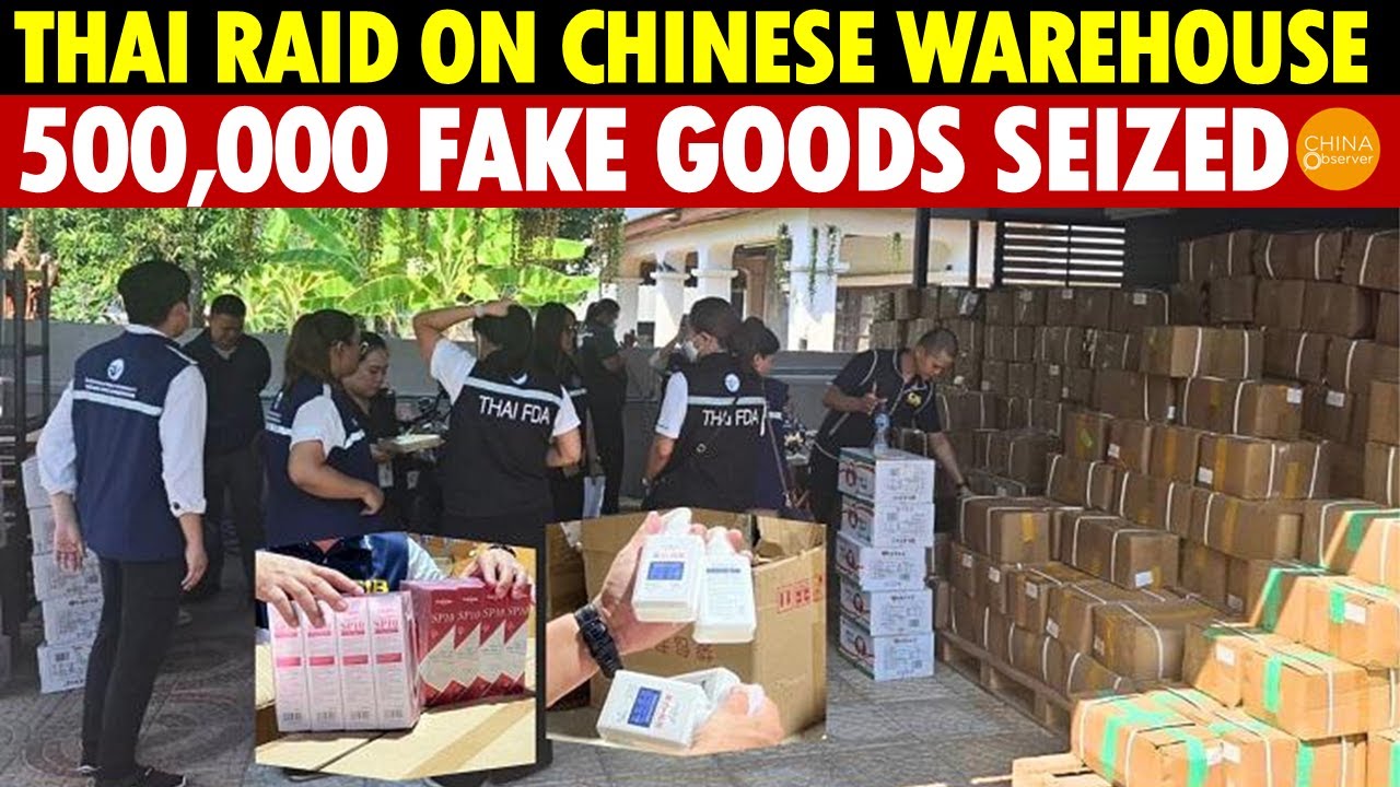 Thai Police Raid Chinese Live-Streaming Warehouse, Seizing Nearly ...