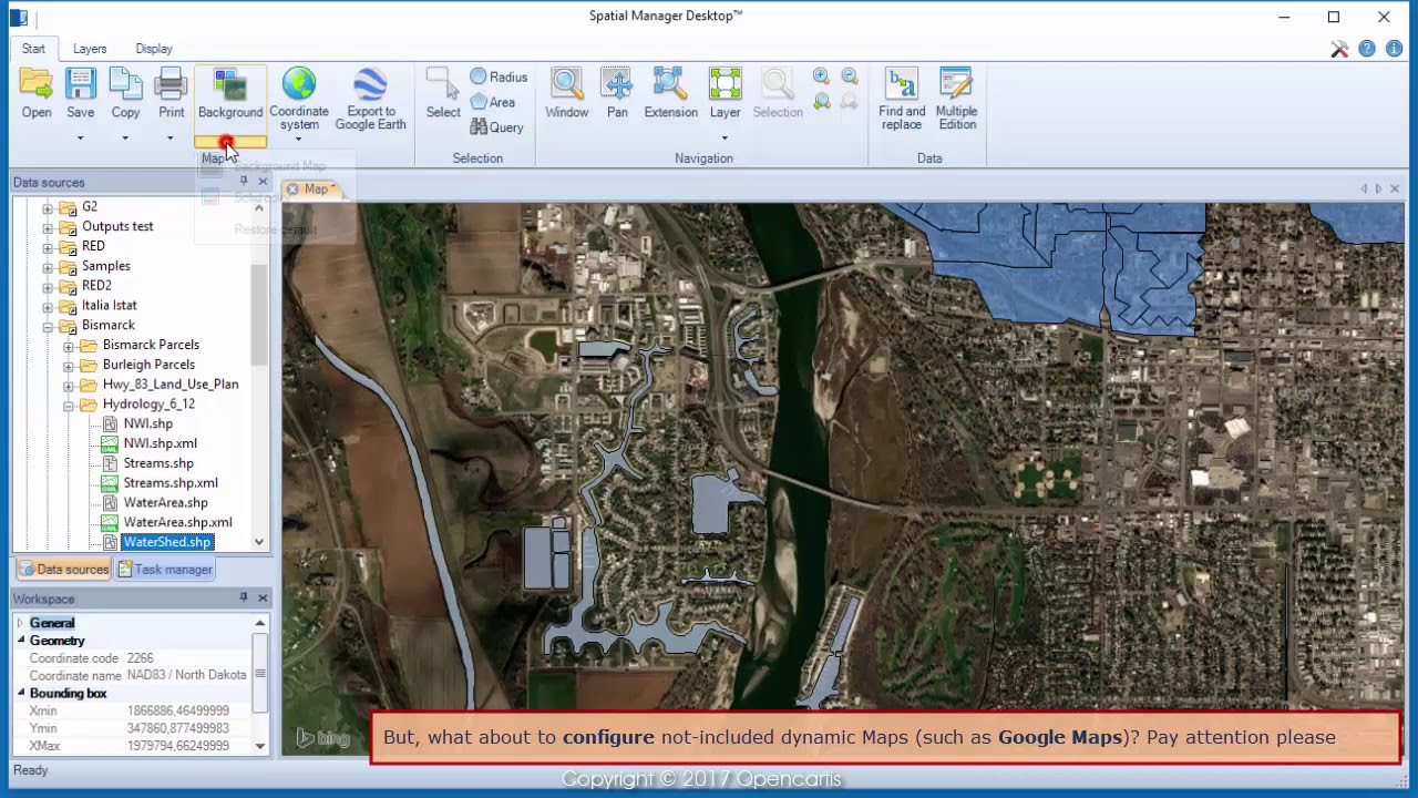 Google Maps in your Maps? Of course (Desktop) -  Spatial Manager Blog