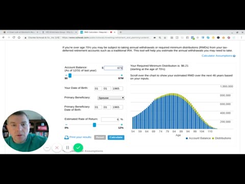 RMD Calculator l Required Minimum Distributions l Charles Schwab