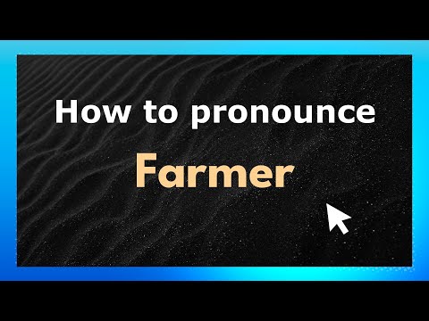 How to Pronounce Farmer (American Pronunciation / US) with Audio and Phonetic Spelling