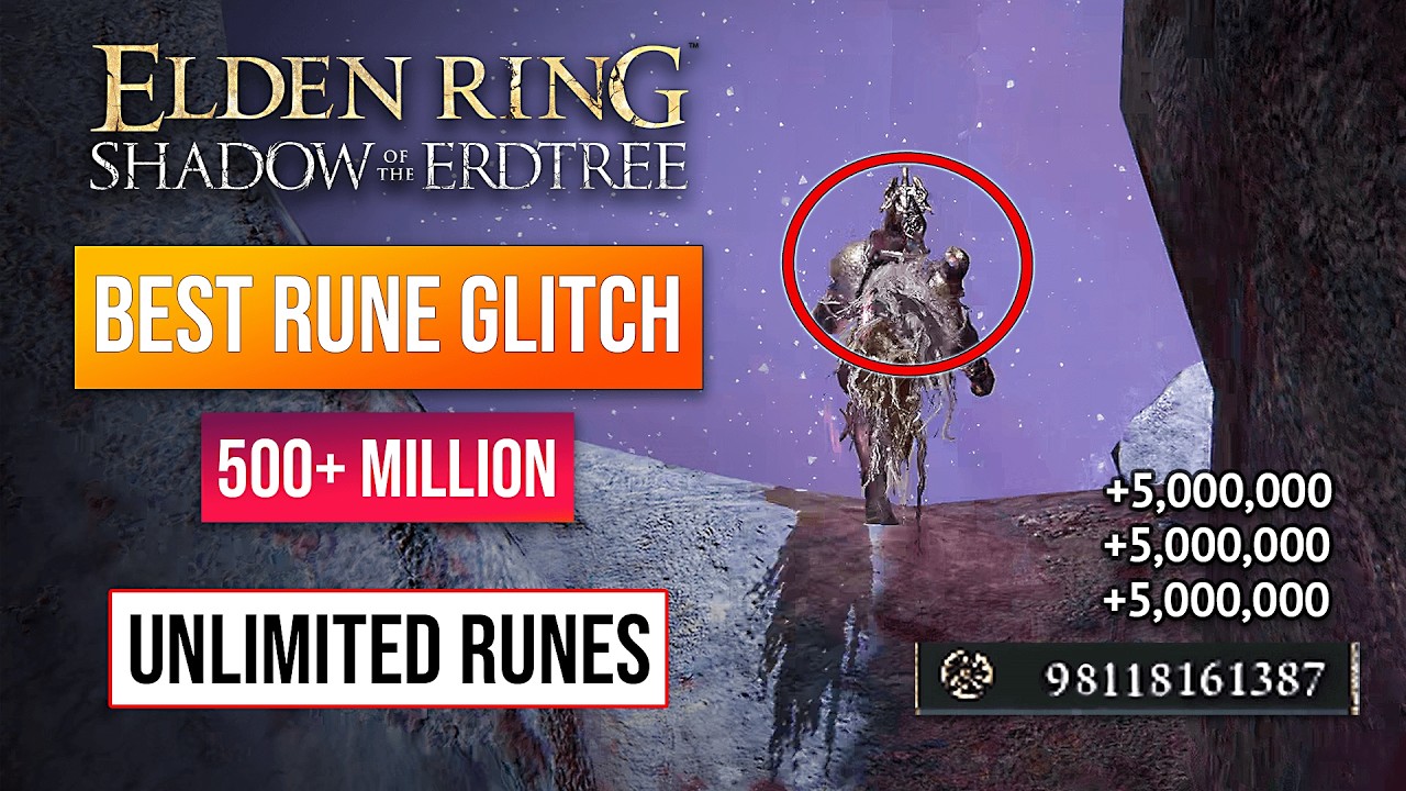 ✅ELDEN RING RUNE FARM ✅Best Rune Glitch After Patch | 500+ Million Runes!