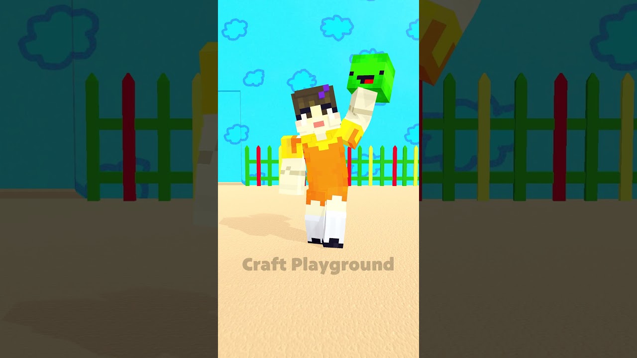 Squid Game Doll Tease JJ and Steve 😂 - Funny Maizen Minecraft Animation  #shorts #funny #animation