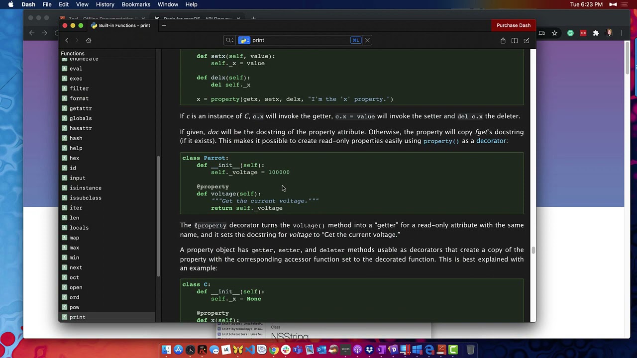 Developer Tools  Dash and Zeal